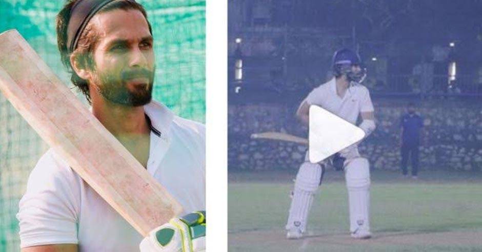 Shahid Kapoor statement after getting hit on the face with a ball