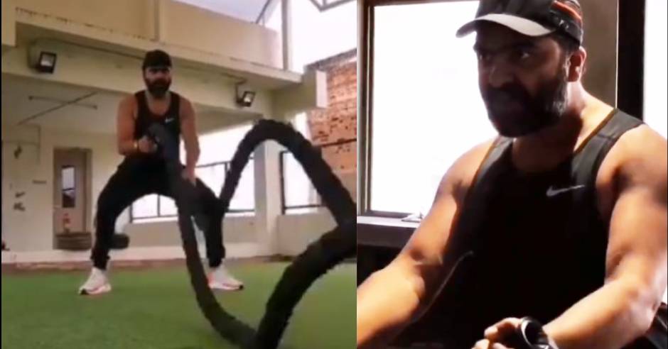 Simbu gym workout video for Maanaadu producer Suresh Kamatchi | Galatta