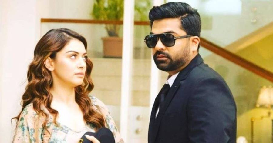 Simbu Hansika videos and pictures from Maha shooting spot | Galatta