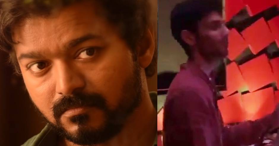 Anirudh share Vathi Raid composing video from Master