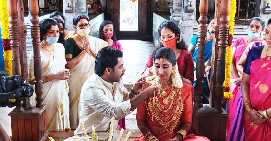 Renji Panicker son Nikhil gets married to Megha Sreekumar