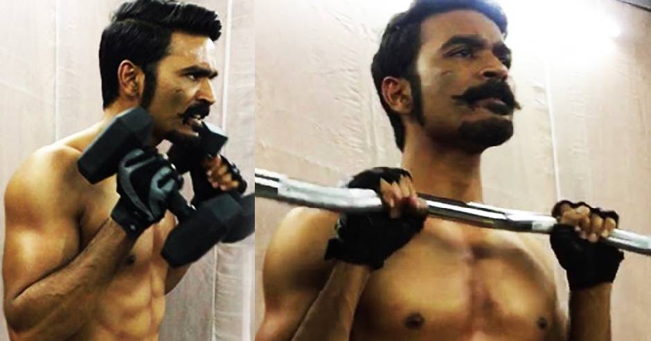 Dhanush unseen workout video released goes viral among fans