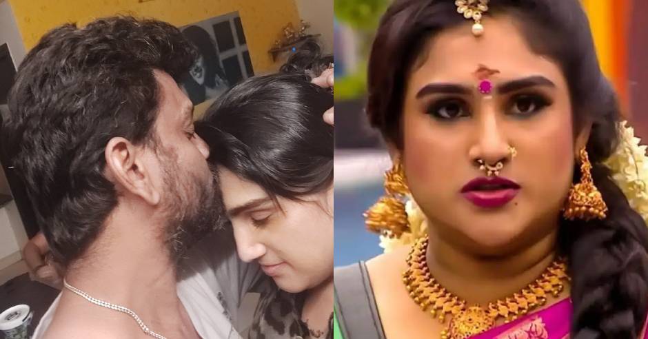 Vanitha Vijayakumar posts kissing picture with husband Peter Paul