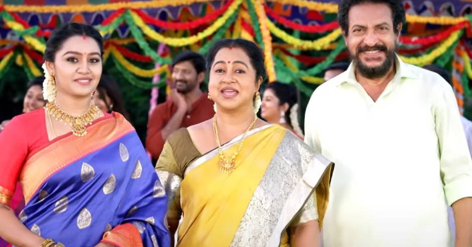 Radikaa Sarathkumar Chithi 2 relaunch new promos Nizhalgal Ravi