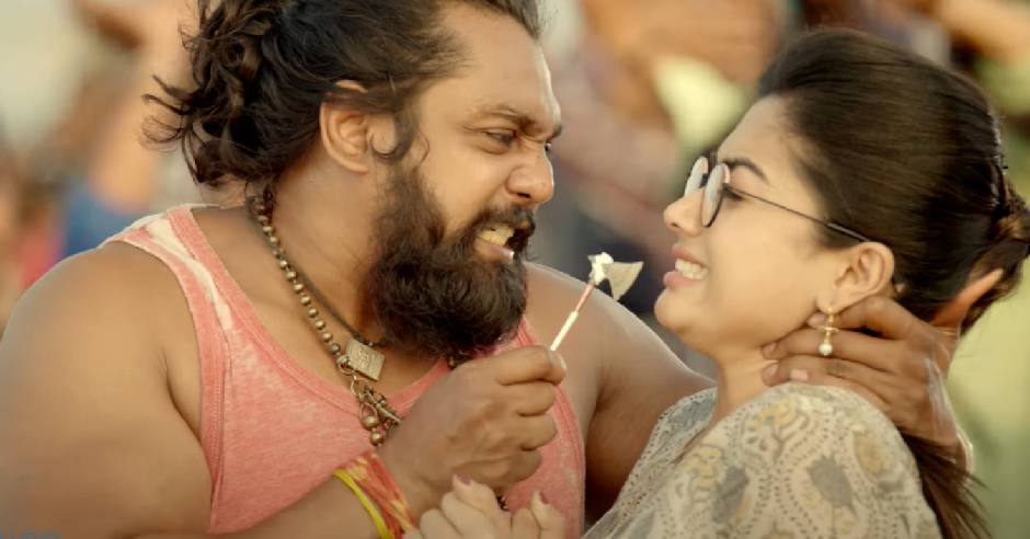 Dhruva Sarja Rashmika Mandanna Karabuu Telugu Video Song Pogaru