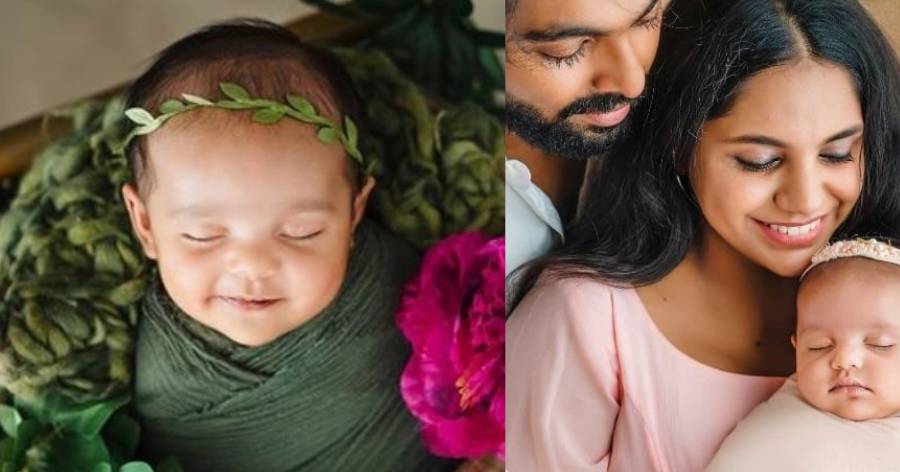 GV Prakash Sanidhavi Name Their Baby Girl Anvi Photos