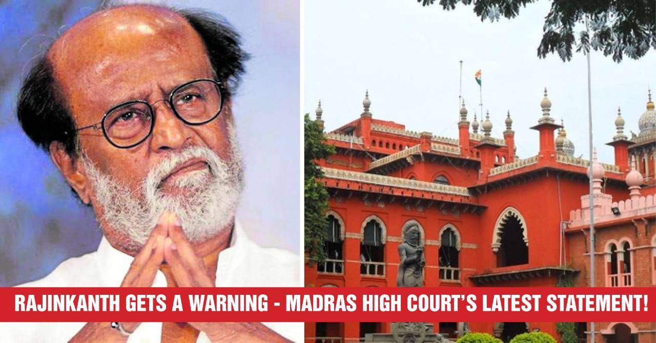 Madras High Court warns Rajinikanth Raghavendra Mandapam GCC