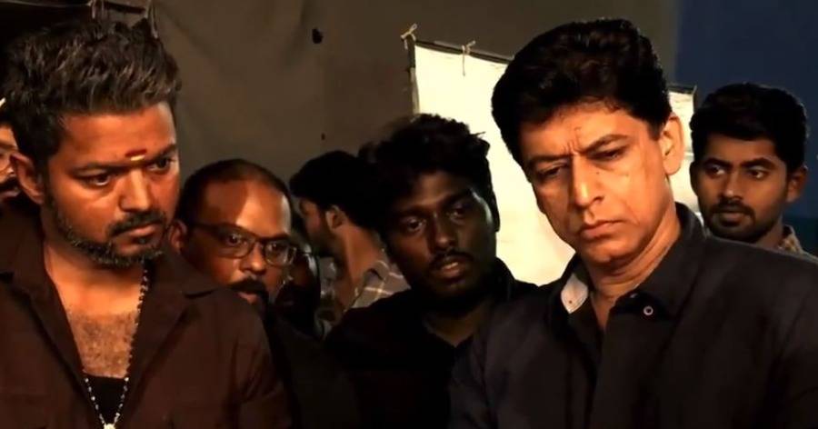 Thalapathy vijay bigil first look poster making video atlee