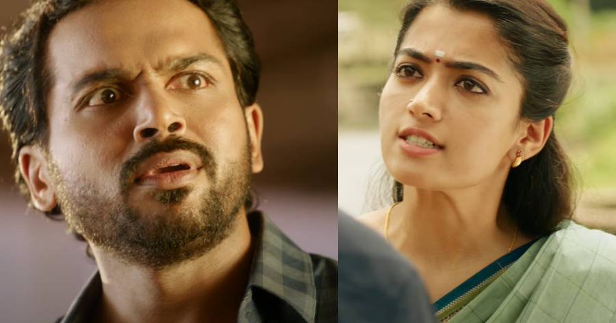 Karthi Sulthan Official Trailer Video Rashmika Mandanna Bakkiyaraj Kannan