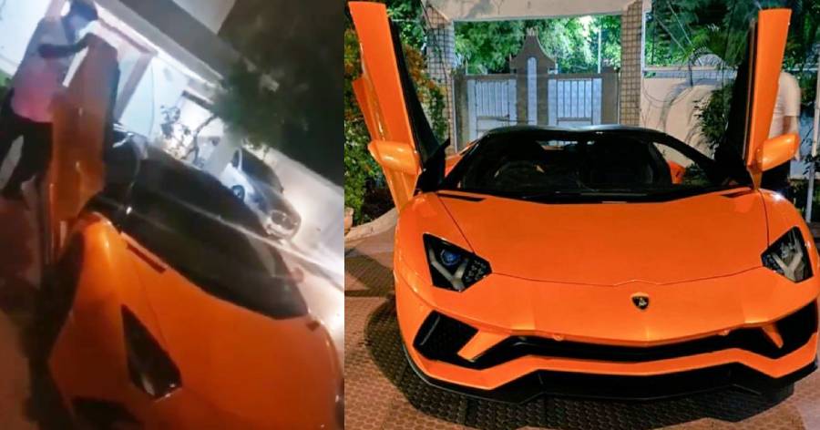 Prabhas buys a brand new Lamborghini Aventador car pictures videos go viral