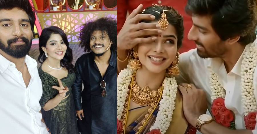 Cook with Comali fame Pavithra Lakshmi and friend Sudharsan ad goes viral