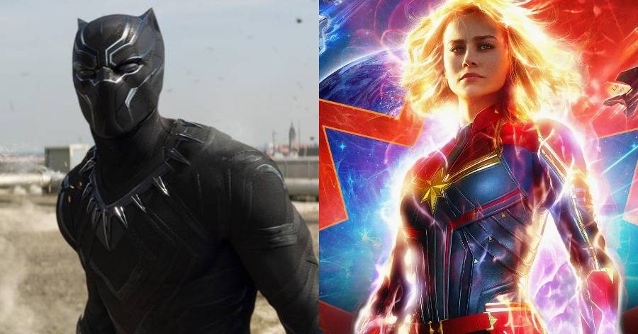 Marvel black panther 2 title captain marvel promo teaser eternals spiderman