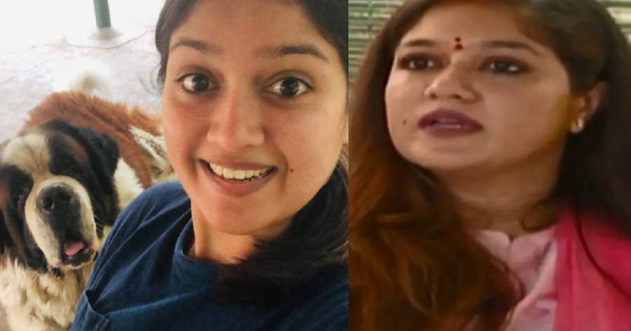 Meghana Raj pens a heartfelt note after the demise of her pet dog Bruno