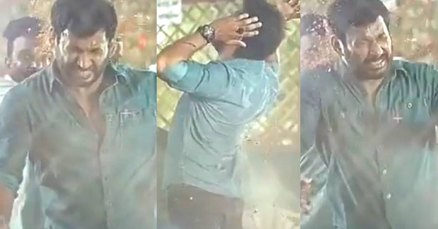 Vishal 31 action fight scene making video vasuki bhaskar yuvan shankar ...