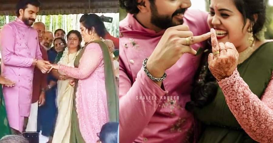 Bigg Boss Malayalam fame actor Anoop Krishnan gets engaged to Dr ...