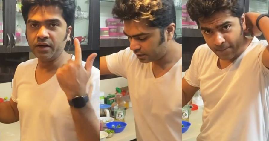 Silambarasan TR clean shaven look video goes viral among fans Maanaadu ...