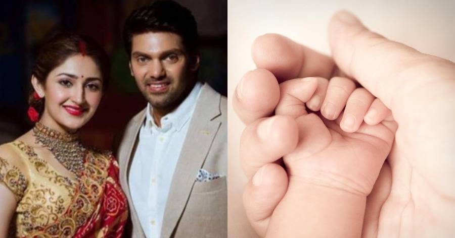 Arya sayyeshaa welcome a baby girl vishal announces the happy news ...