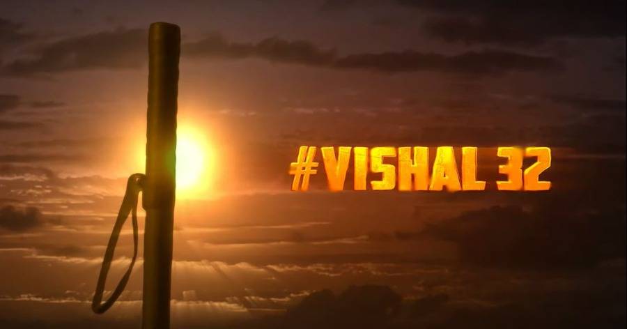 Vishal 32 title look pre launch video sunaina vinoth kumar rana ...