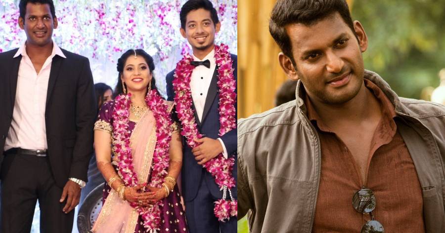 Actor Vishal Sister Photo