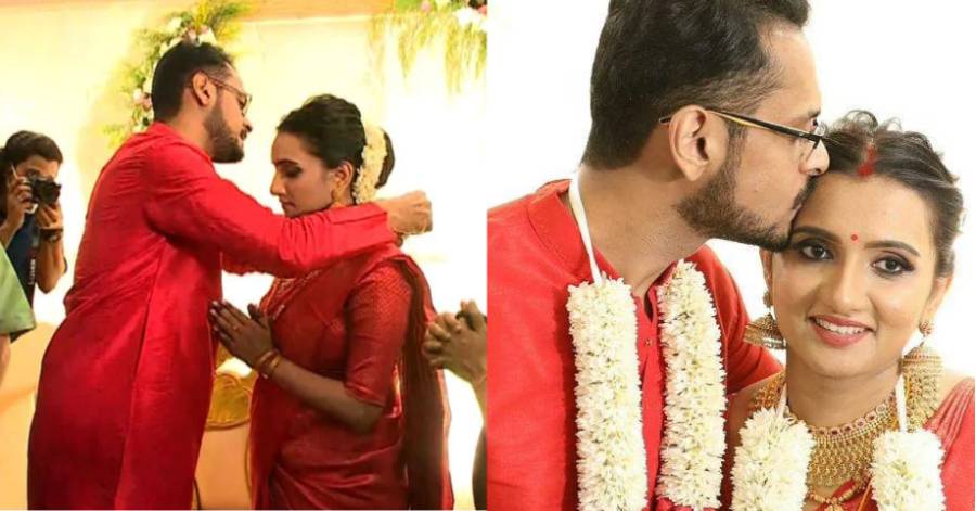 Malayalam singer manjari marries her childhood friend jerin