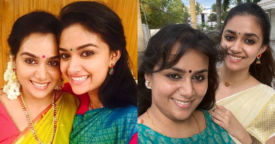 Menaka Suresh Kumar Family Photos