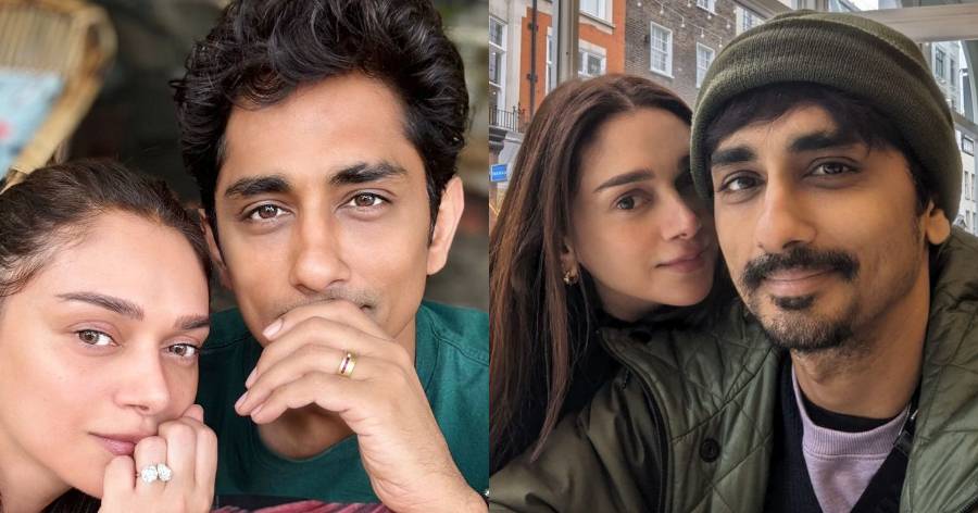 Aditi Rao Hydari And Siddharth Announce Their Engagement, Couple Shows ...